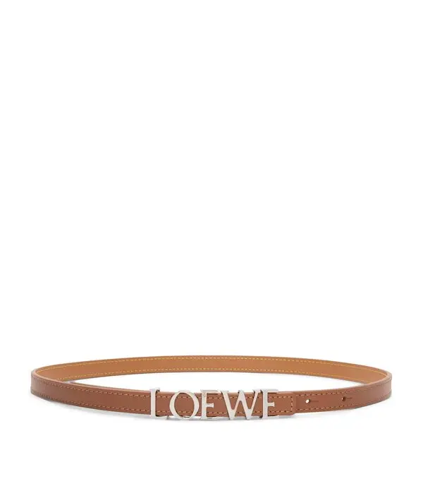 Loewe Leather Logo Belt