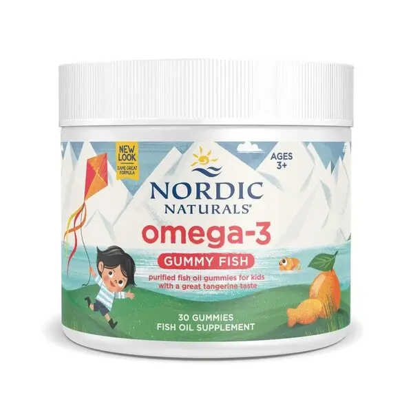 NORDIC NATURALS Nordic Omega-3 Gummy Fish Tangerine Flavor 30 Gummies - One-color