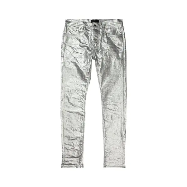 PURPLE BRAND Metallic Monogram Pants