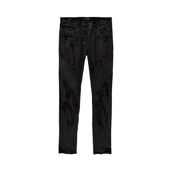 PURPLE BRAND Low Rise Skinny Jeans - Black