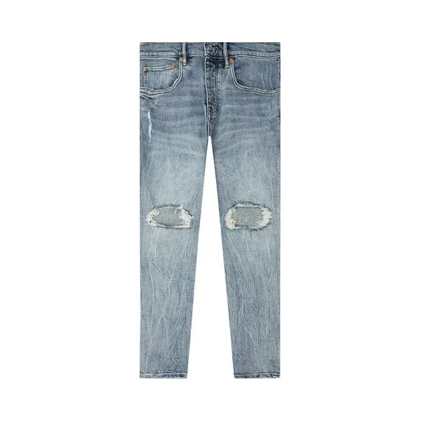PURPLE BRAND Knee Blowout Flare Jeans