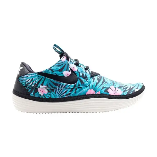 Nike Solarsoft Moccasin Sp Floral Sneakers - Blue