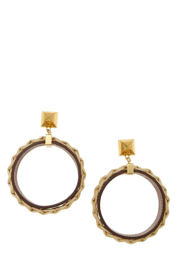 Hermès Medor Picnic Earrings - Beige