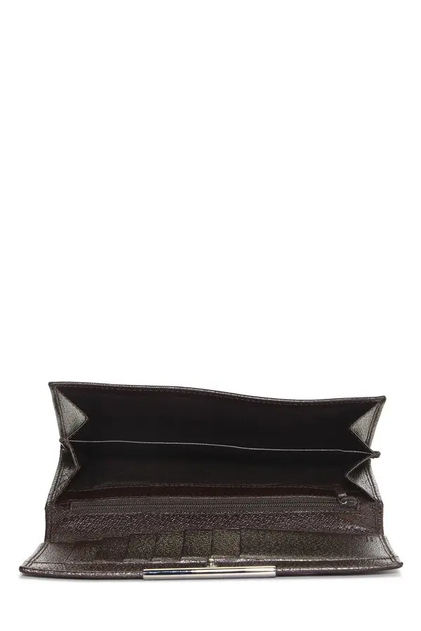 Gucci Original Gg Canvas Long Wallet - Brown
