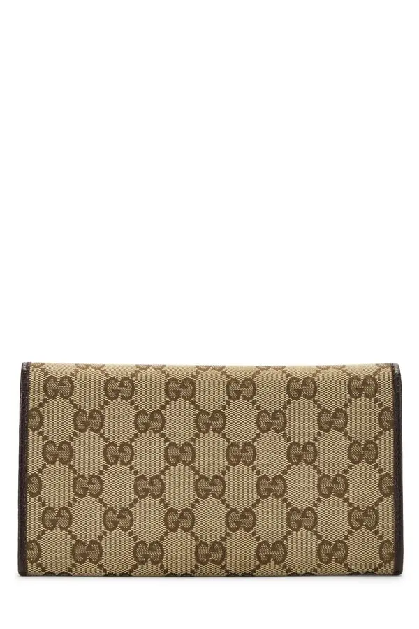 Gucci Original Gg Canvas Long Wallet