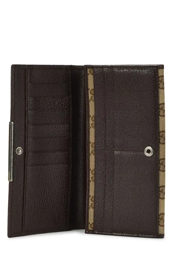 Gucci Original Gg Canvas Long Wallet