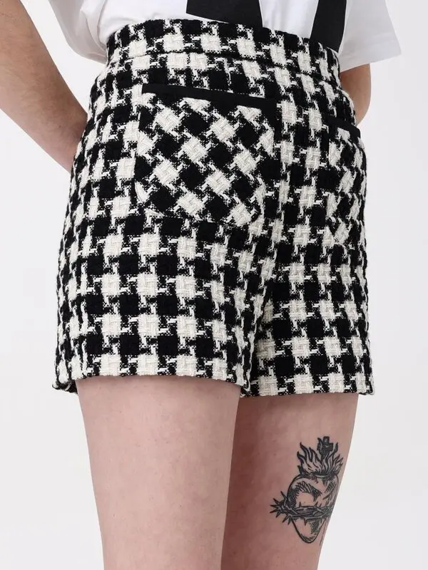 Valentino Garavani Houndstooth Tweed Shorts