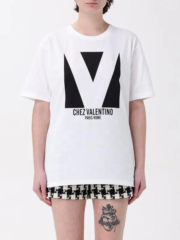 Valentino Garavani V Logo T-shirt - White