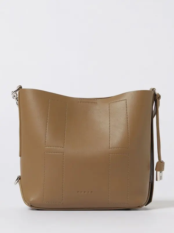 Hogan Leather Handbag - Cocoa