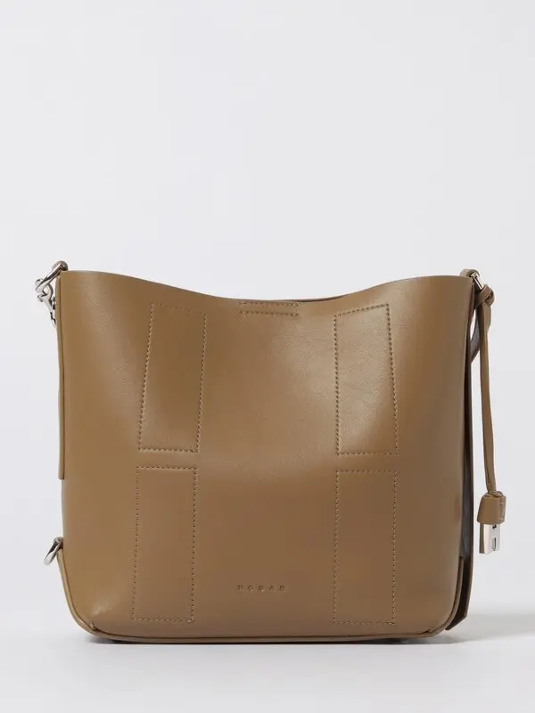 Hogan Leather Handbag - Cocoa