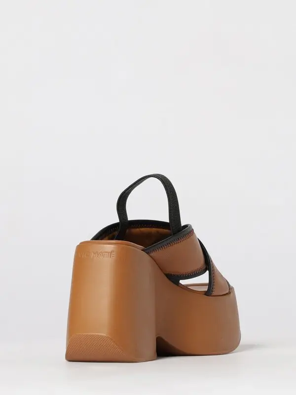VIC MATIE Heeled Sandals - Brown
