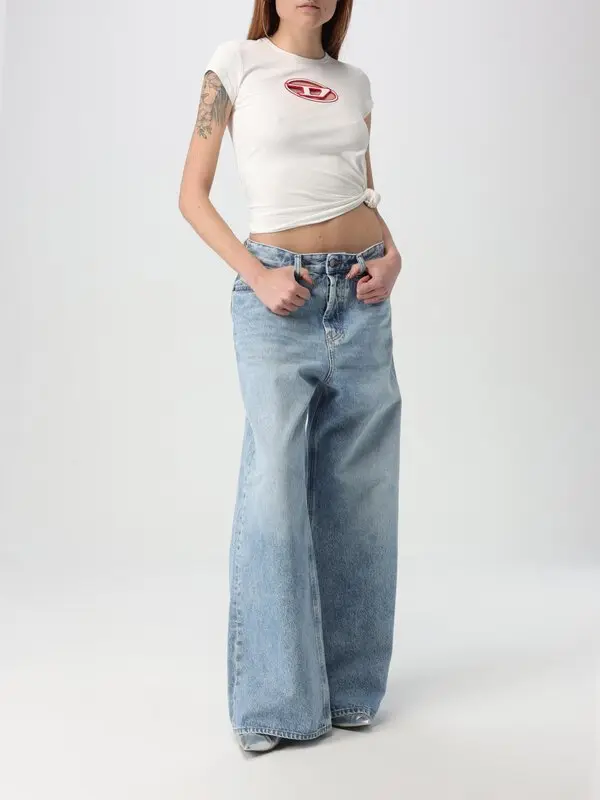 DIESEL® Wide Leg Jeans - Blue