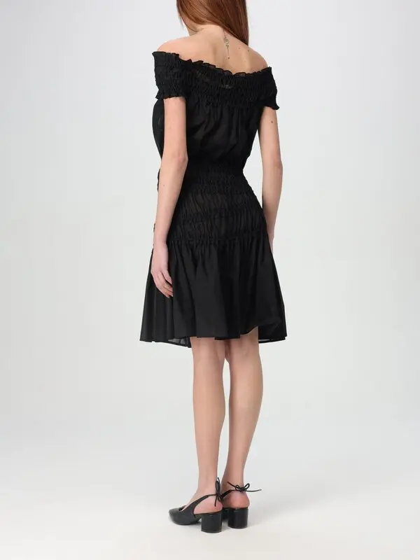 Tory Burch Off-the-shoulder Shirred Dress
