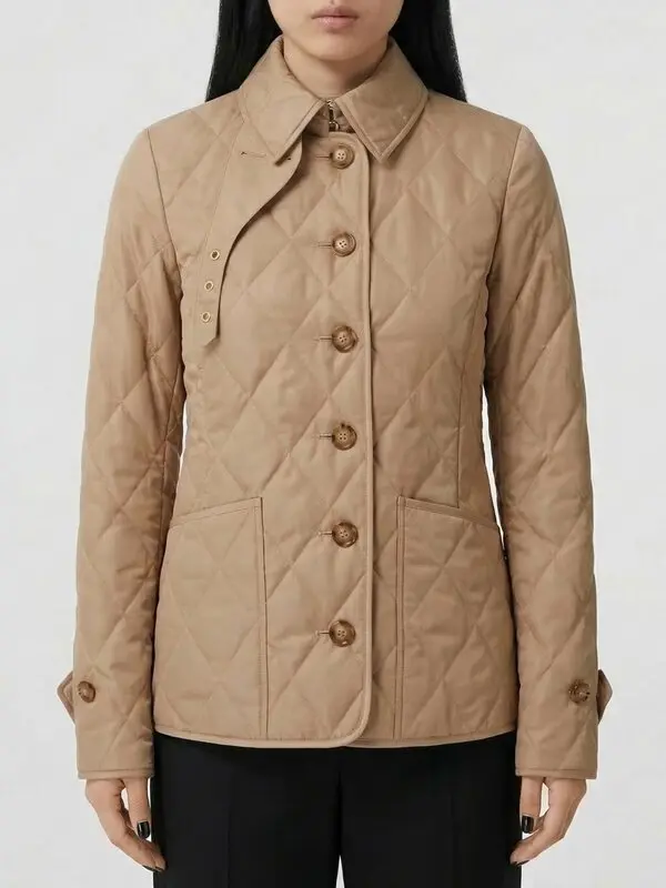 Burberry Quilted Nylon Jacket - Beige