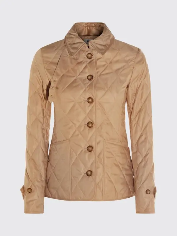 Burberry Nylon Quilted Jacket - Beige