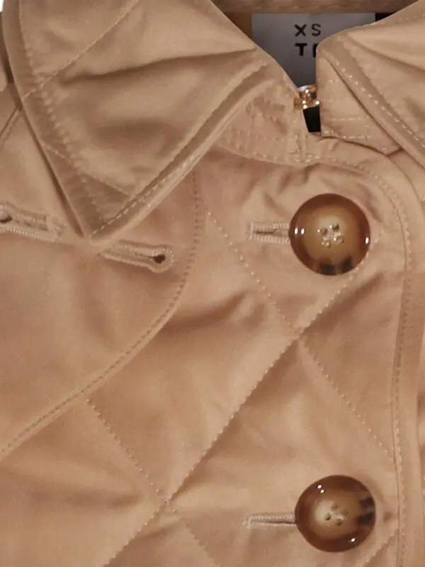 Burberry Nylon Quilted Jacket - Beige