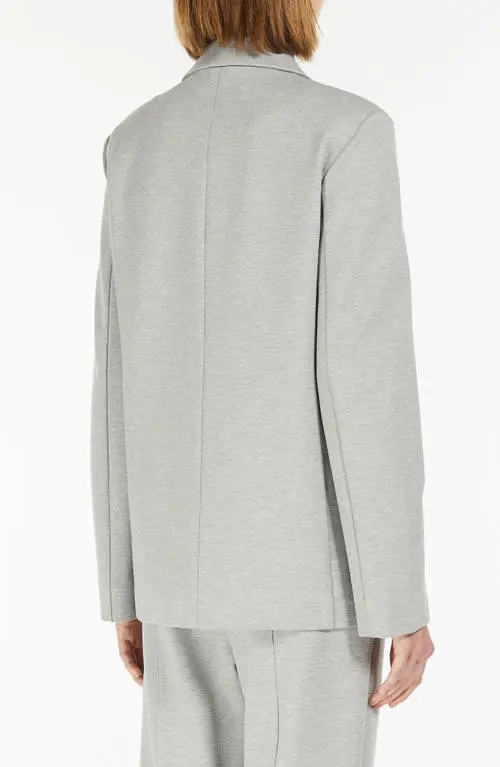 MM BY MAX MARA Mm Marmo Double-breasted Blazer - Light Grey