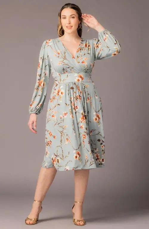 KIYONNA Diana Long Sleeve Dress - Spring Meadow