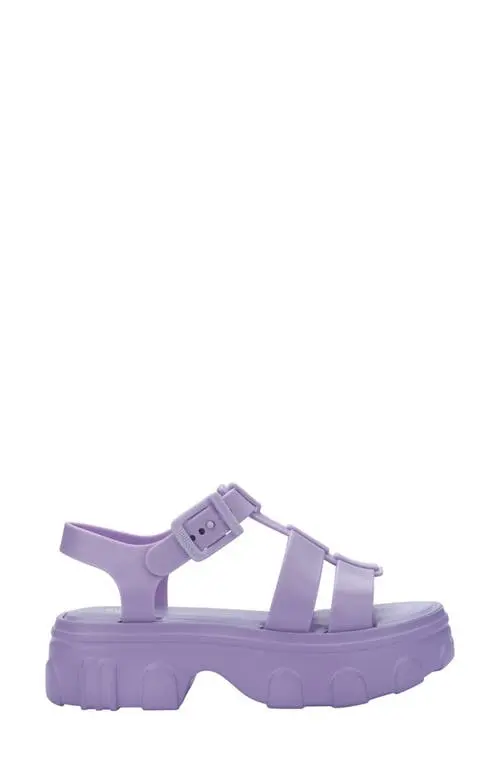 Melissa Ella Ankle Strap Platform Sandals - Lilac