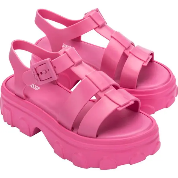 Melissa Ella Ankle Strap Platform Sandals - Pink