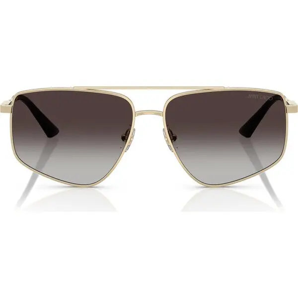 JIMMY CHOO 58mm Pilot Sunglasses - Grey Flash