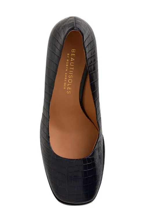 BEAUTIISOLES BY ROBYN SHREIBER Cristina Platform Pumps - Navy