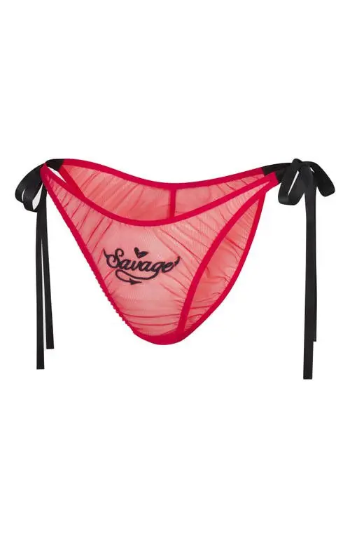 SAVAGE X FENTY Flirty Wordy Set Of 2 Bikini Briefs