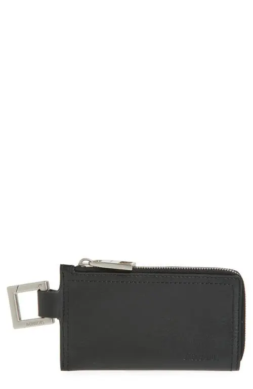 Jacquemus Le Porte Leather Zip Pouch - Black 990