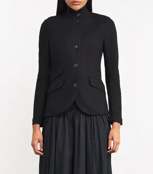 Rag & Bone Wool Stand-collar Slade Blazer
