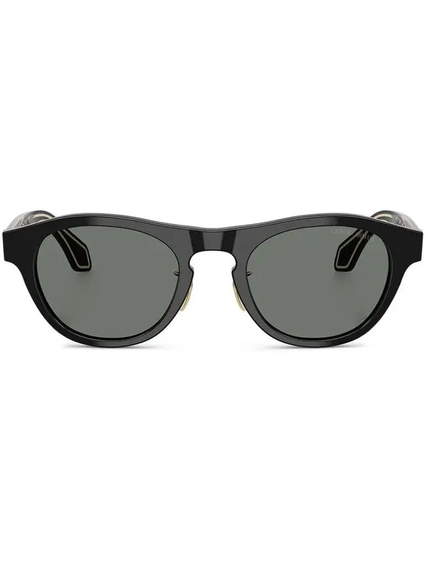 Giorgio Armani Pantos-frame Sunglasses - Black