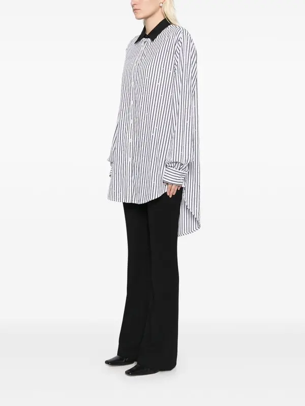 MACGRAW Striped Oversized Shirt