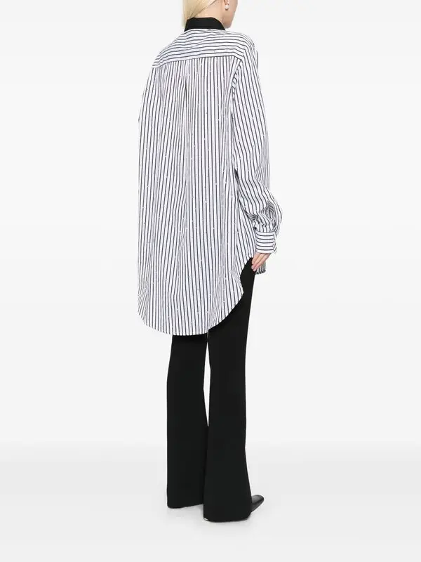 MACGRAW Striped Oversized Shirt