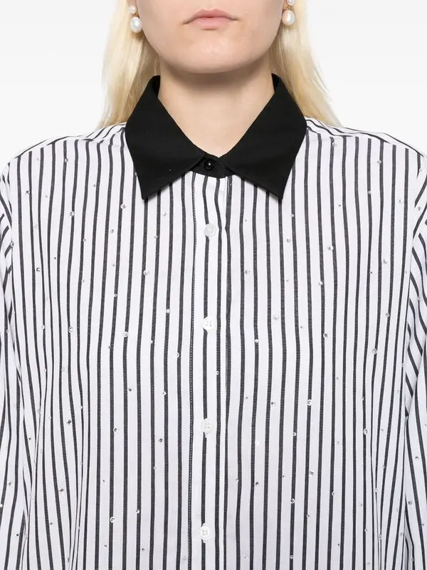 MACGRAW Striped Oversized Shirt