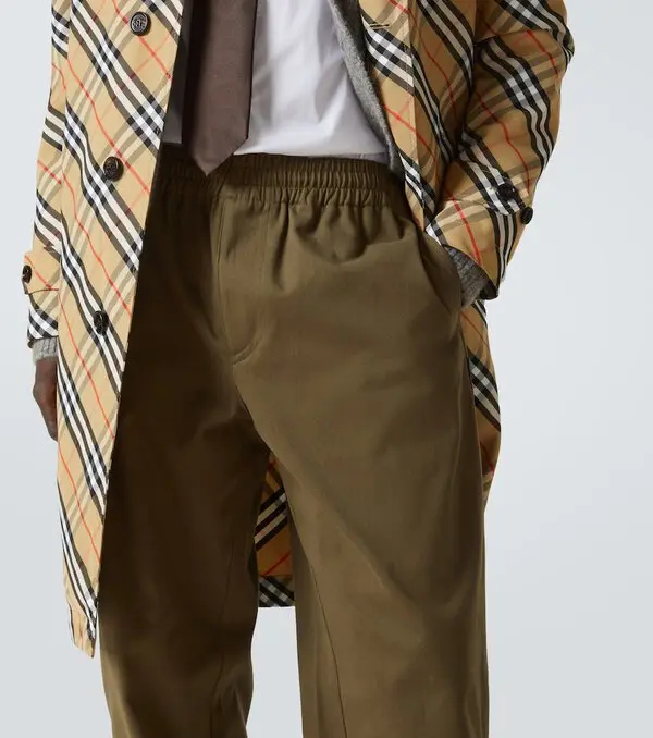 Burberry Cotton Straight Pants