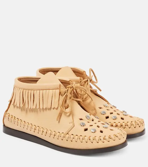 Isabel Marant Étoile Felsa Leather Moccasins