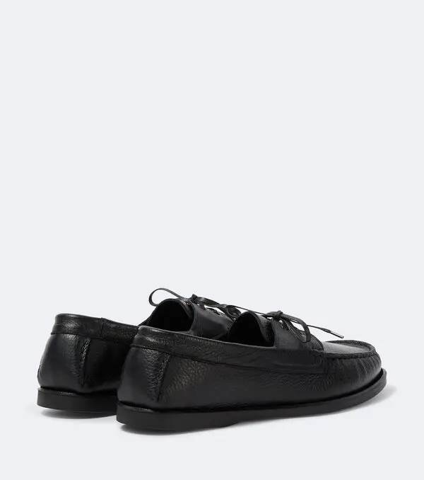 SAMAN AMEL City Moc Leather Loafers