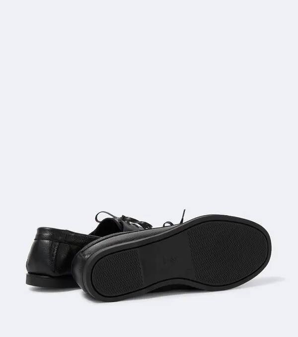 SAMAN AMEL City Moc Leather Loafers