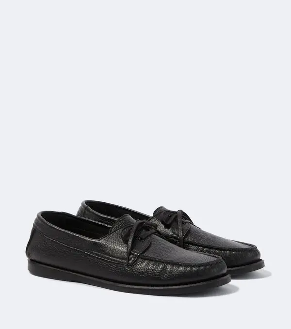 SAMAN AMEL City Moc Loafers - Black