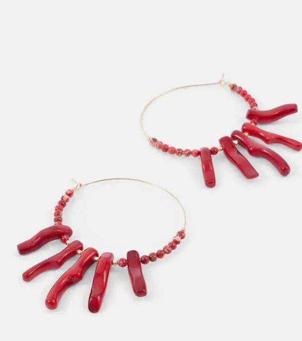 Isabel Marant Étoile Jolana Embellished Hoop Earrings