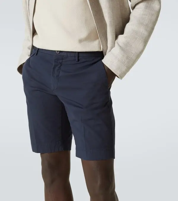 SLOWEAR Incotex Cotton-blend Bermuda Shorts