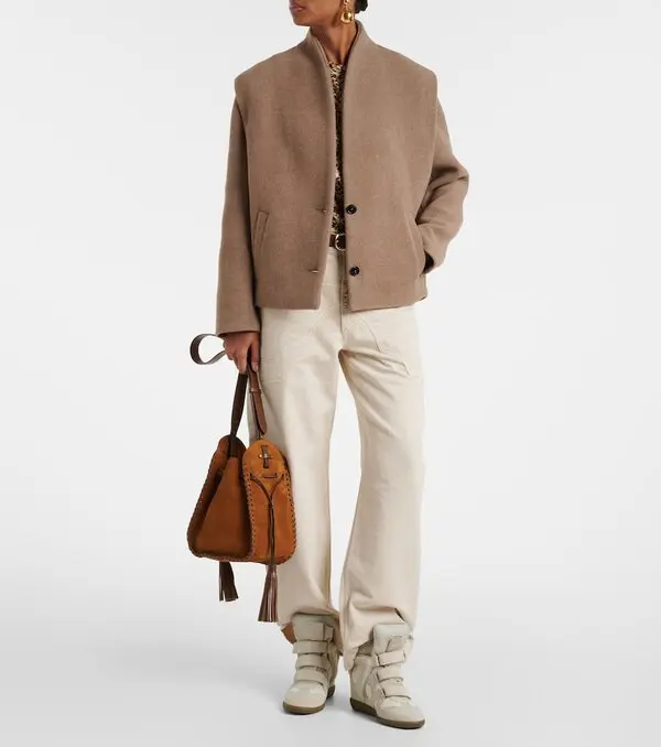 Isabel Marant Étoile Bekett Suede Sneakers - Beige