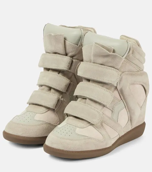 Isabel Marant Étoile Bekett Suede Sneakers - Beige