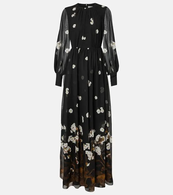 Erdem Silk Gown - Black