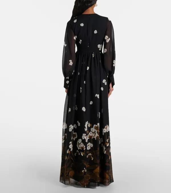 Erdem Silk Gown - Black