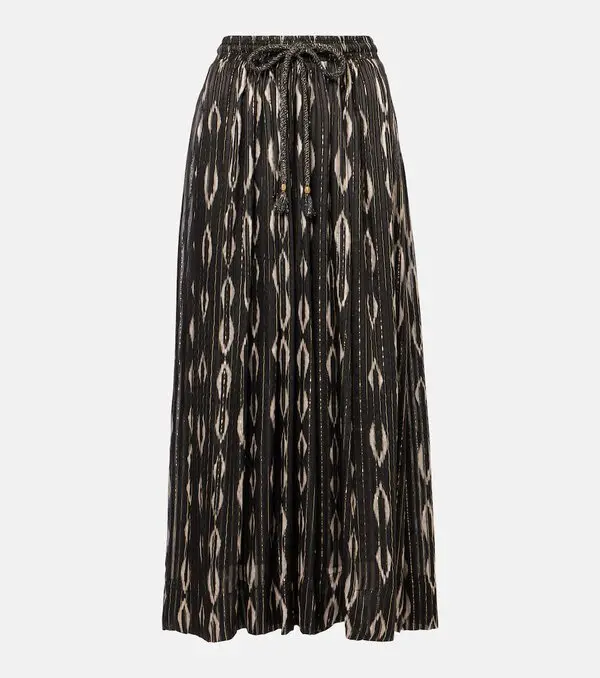 Isabel Marant Étoile Samila Printed Midi Skirt - Multicoloured
