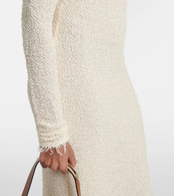 Isabel Marant Étoile Ormany Jersey Bouclé Maxi Dress - Beige