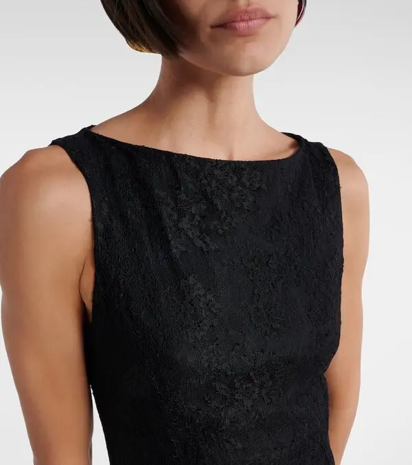 Nina Ricci Lace Minidress With Bow Detail