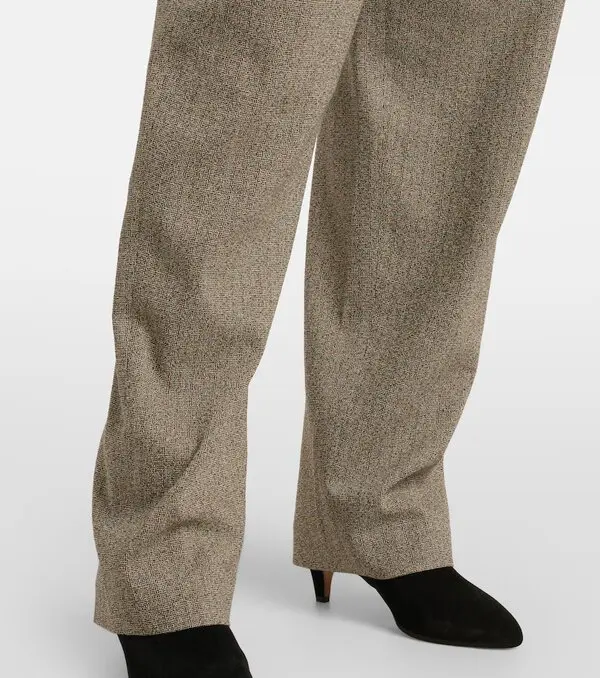 Isabel Marant Étoile Iwena Tapered Cotton-blend Pants