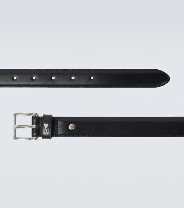 AMI Paris Leather Belt