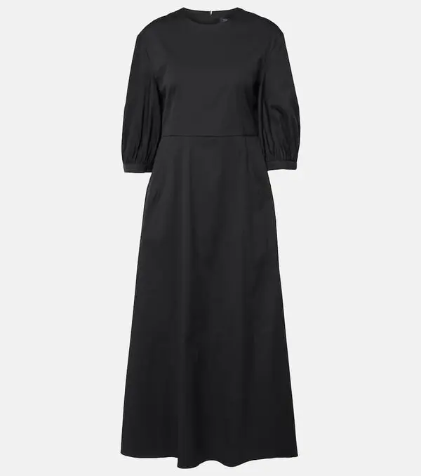 Max Mara Clea Cotton-blend Poplin Midi Dress